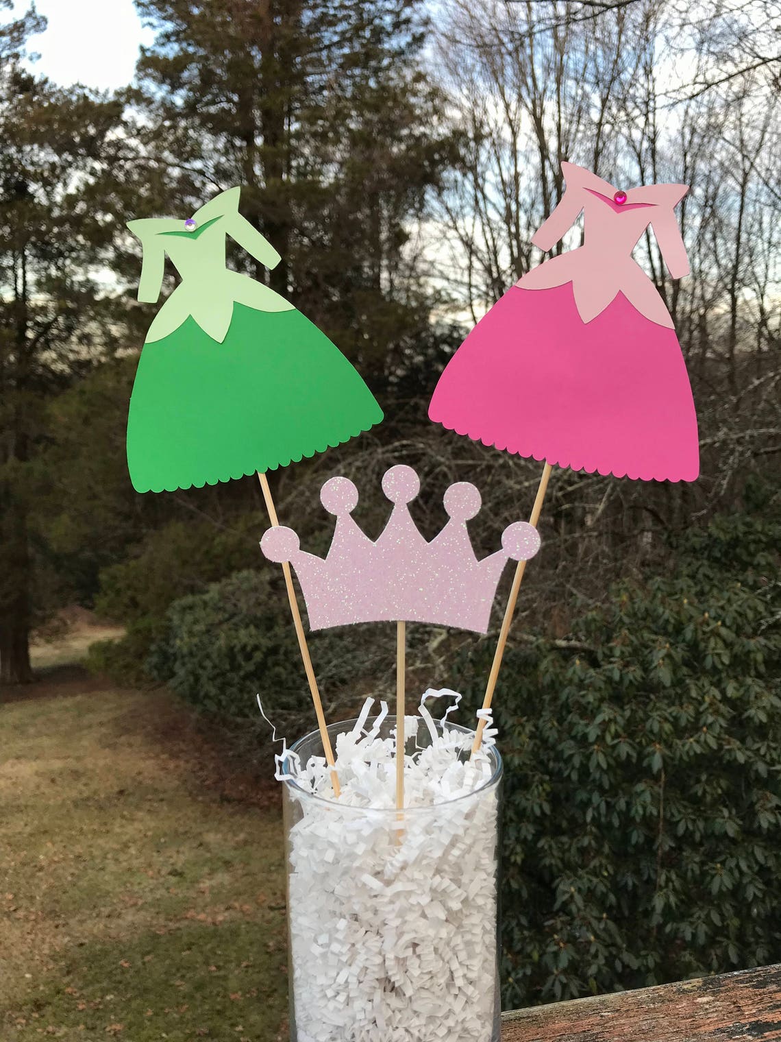 Princess Centerpiece/princess Dress Centerpiece/disney Princess ...