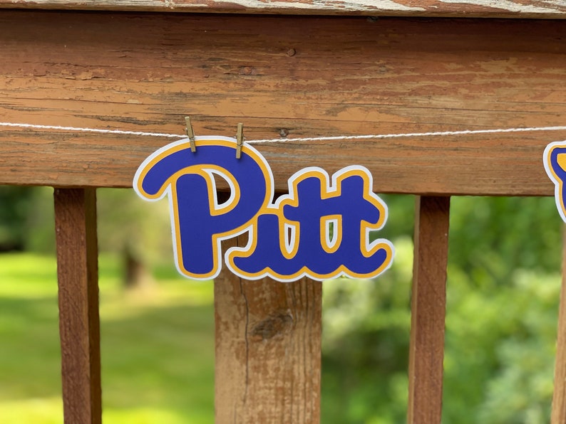 University of Pittsburgh Decor Banner, Pitt Banner, University of ...