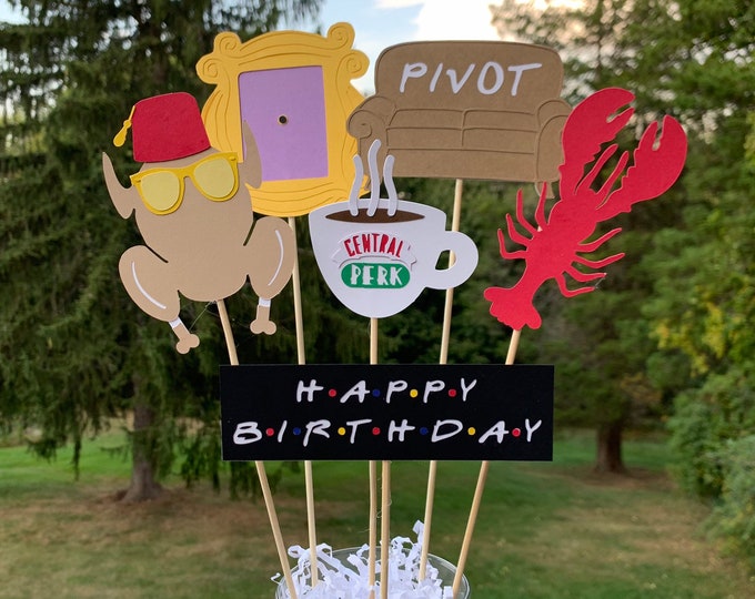 Friends Theme Centerpiece, Friends TV Theme Party, Friends TV Show ...