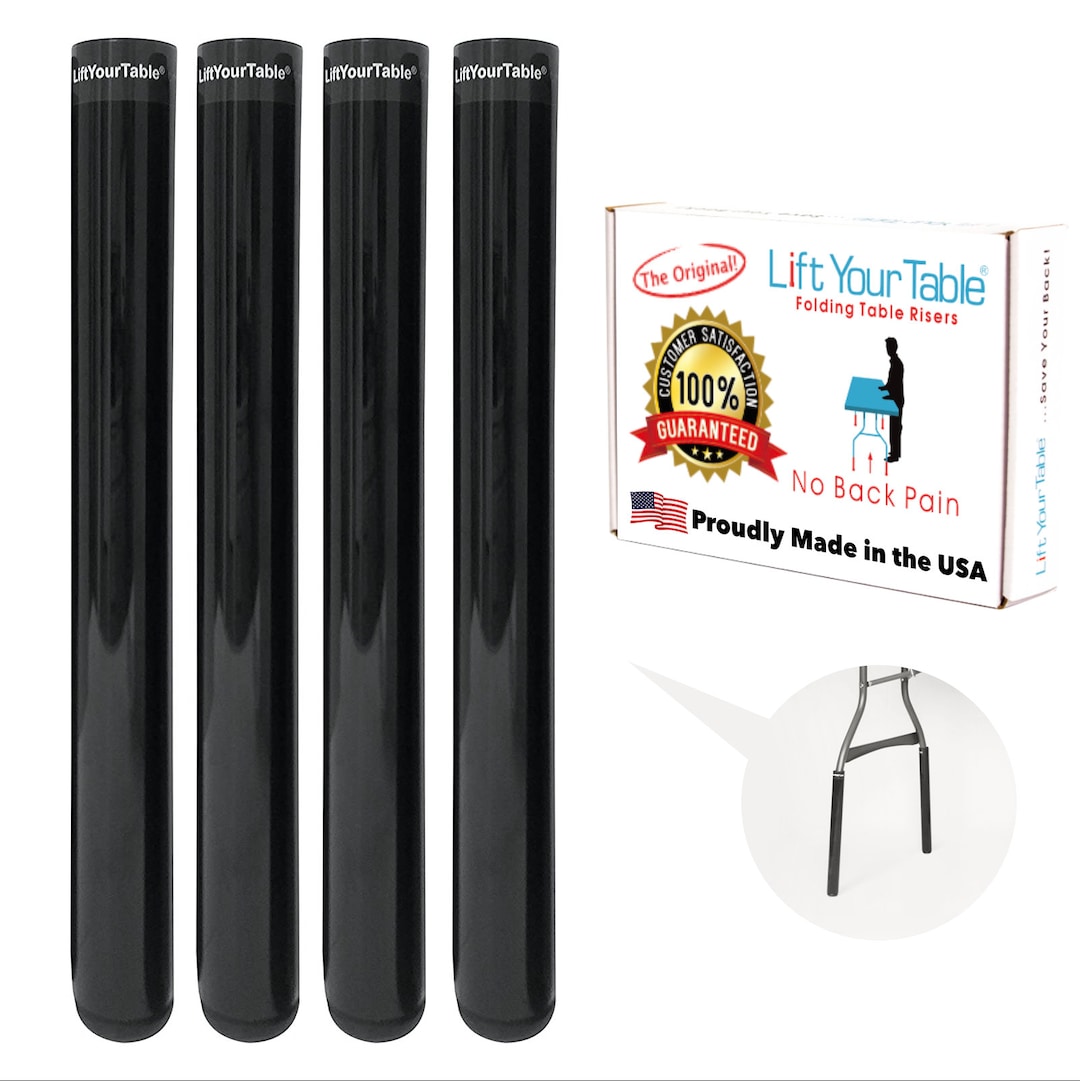 Lift Your Table® Folding Table Risers Standing Desk Kit - Etsy