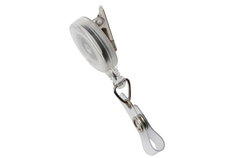 25 Clear Badge Reels With Vinyl Strap & Belt Clip - 2120-3600 - Etsy