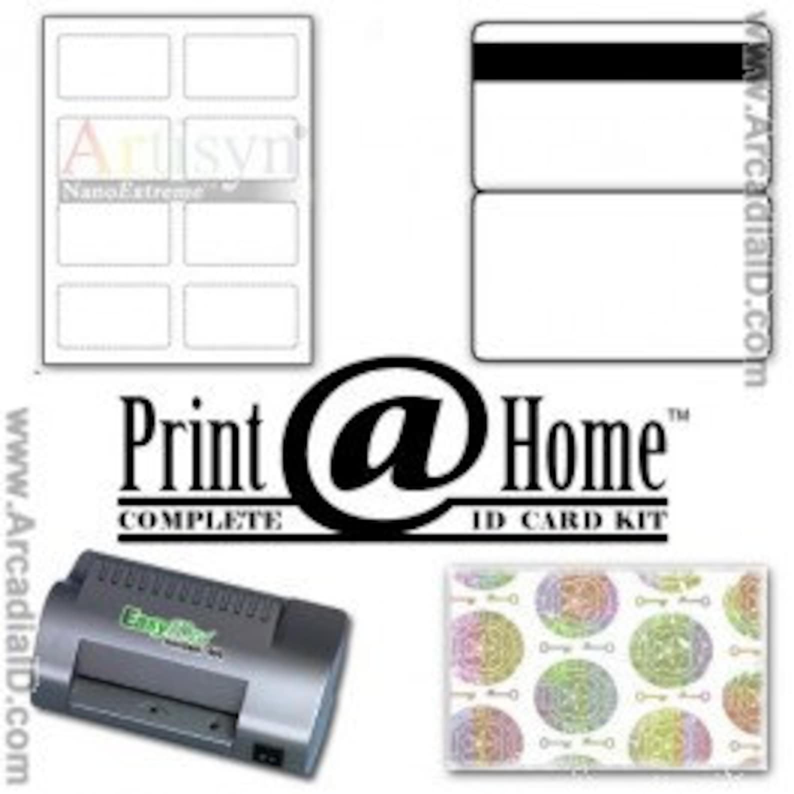 50 ID Card Kit: Easily Make ID Badges at Home Using Any Printer! - Etsy