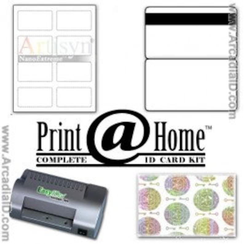 50 ID Card Kit: Easily Make ID Badges at Home Using Any Printer! - Etsy