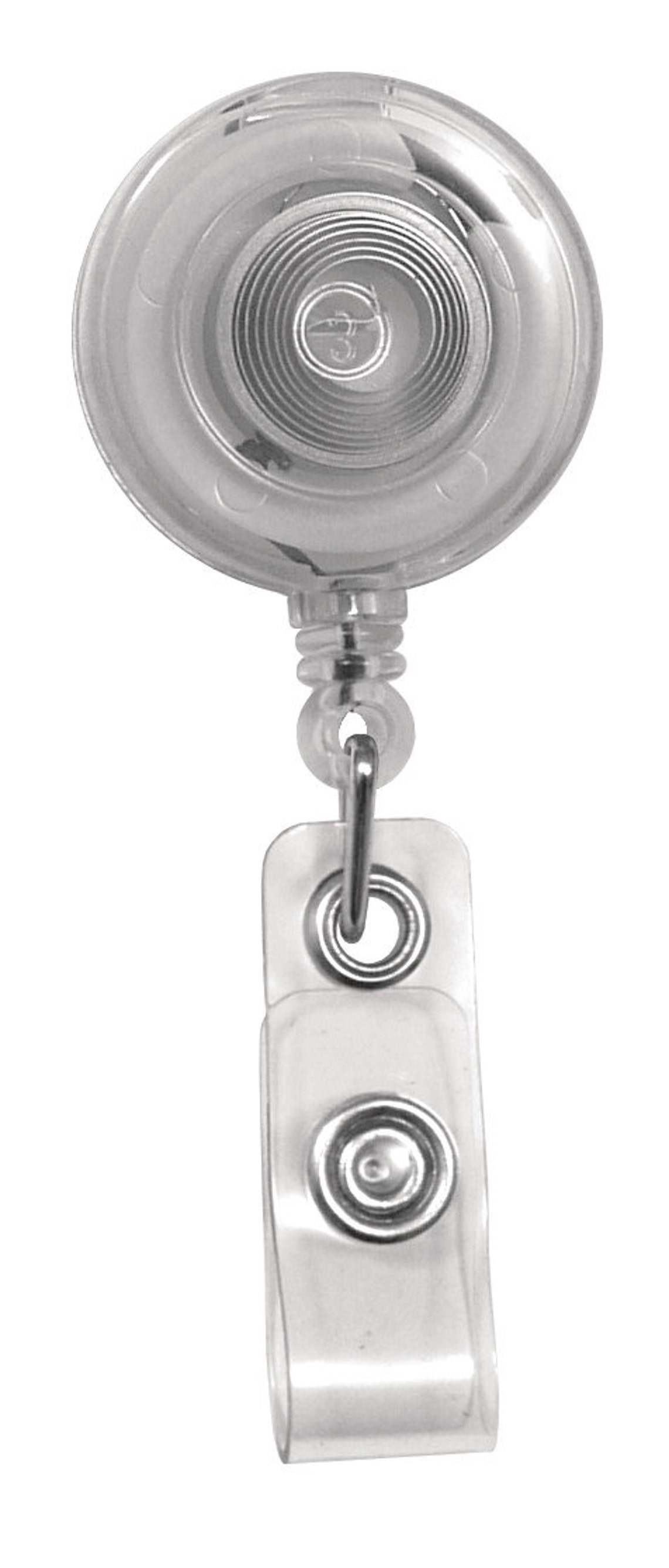 25 Clear Badge Reels With Vinyl Strap & Belt Clip - 2120-3600 - Etsy