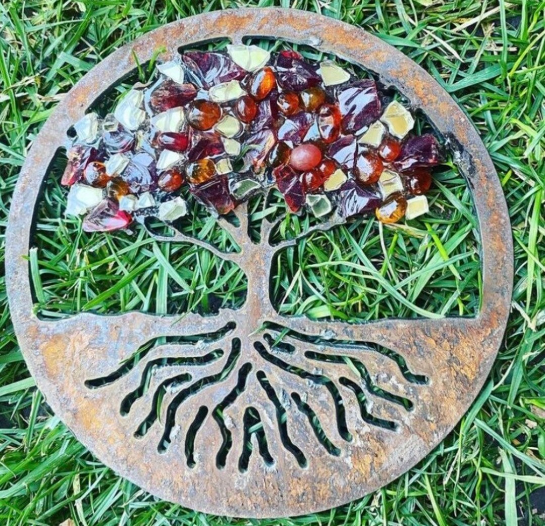 Fall Tree of Life Wall Art, Small Metal Wall Art, Metal Wall Decor ...