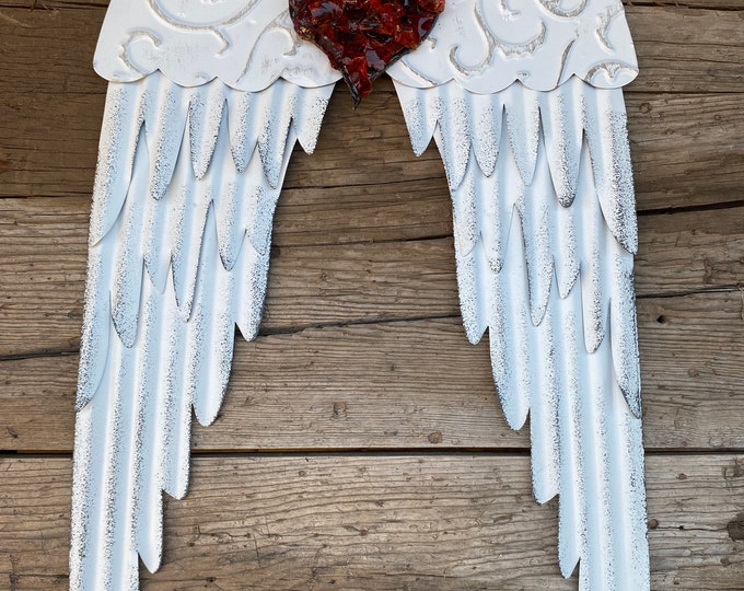 Angel Wing Wall Decor, Rustic Angel Wings, Wing Wall Decor, Angel Wings ...