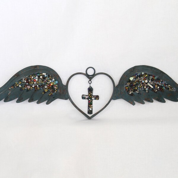 Glass Angel Wings - Etsy
