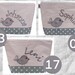 Embroidered Bag BIRDS + Name /pink - Grey/ Changing Bag Toiletry Bag ...