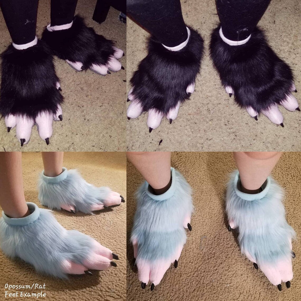 Custom Outdoor or Indoor Fursuit Feetpaws Dance Friendly NO | Etsy