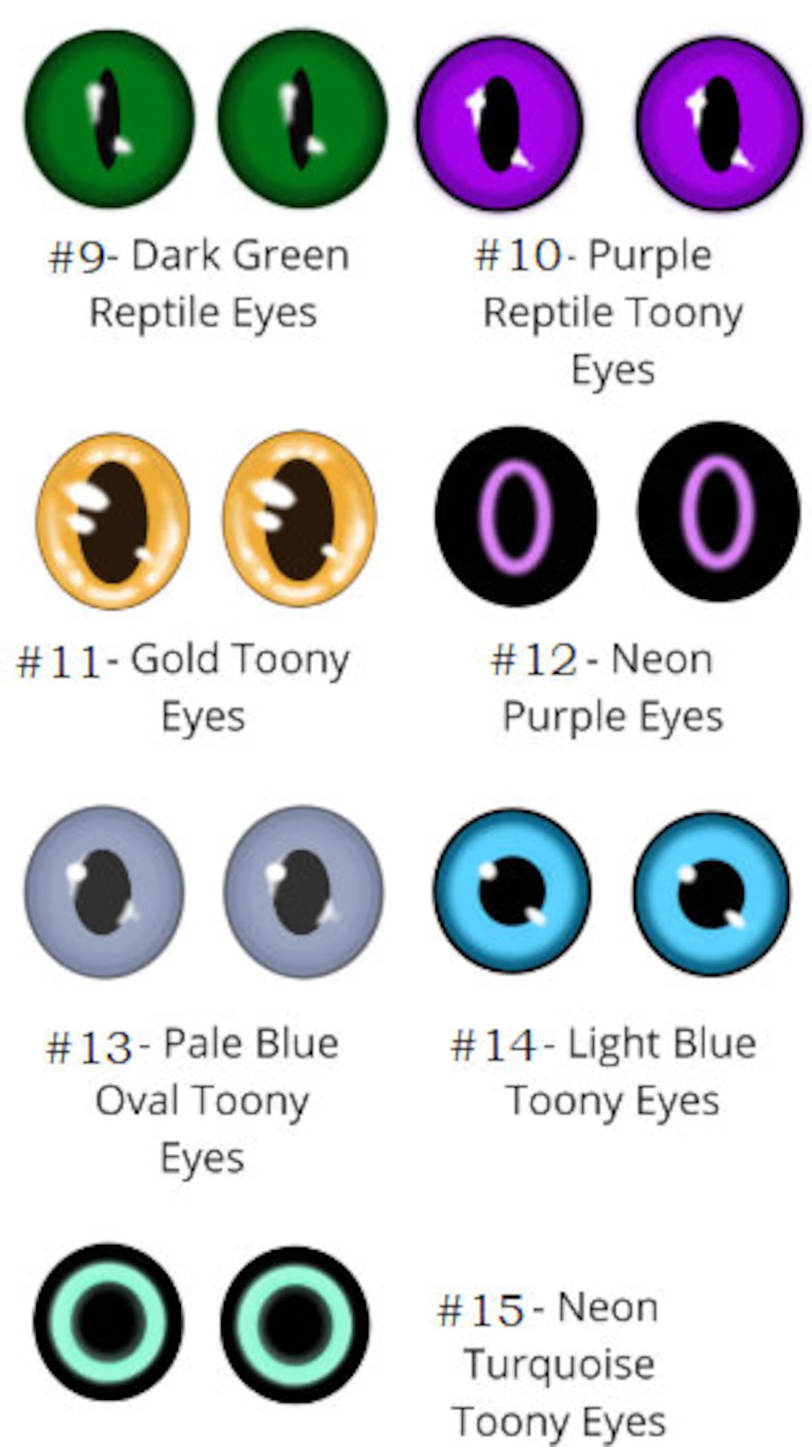 Custom and Premade Designed Printed Fursuit Eye Mesh mesh - Etsy