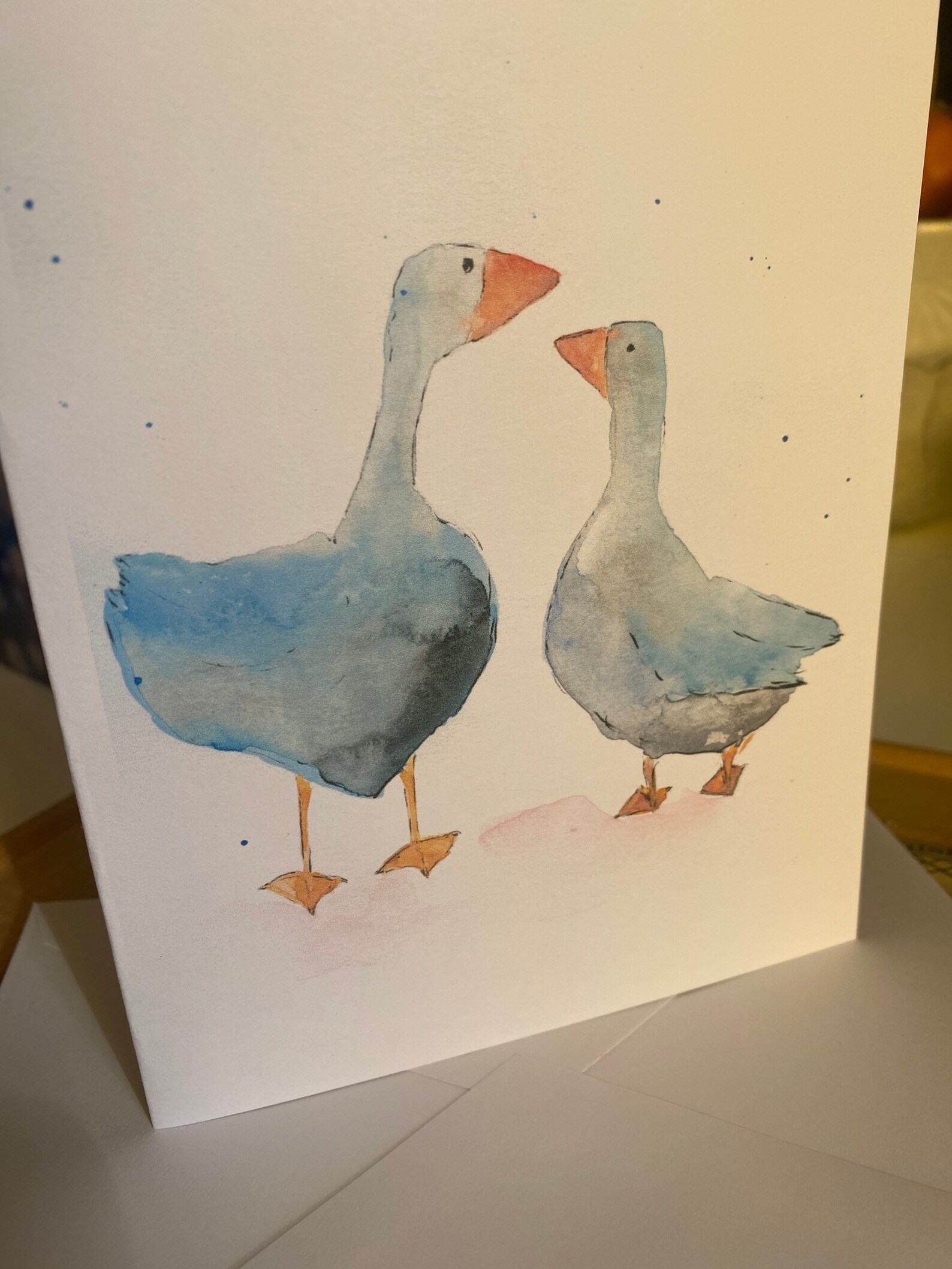 Geese Card/ Birthday Card / Baby Shower Card / New Baby Card / | Etsy
