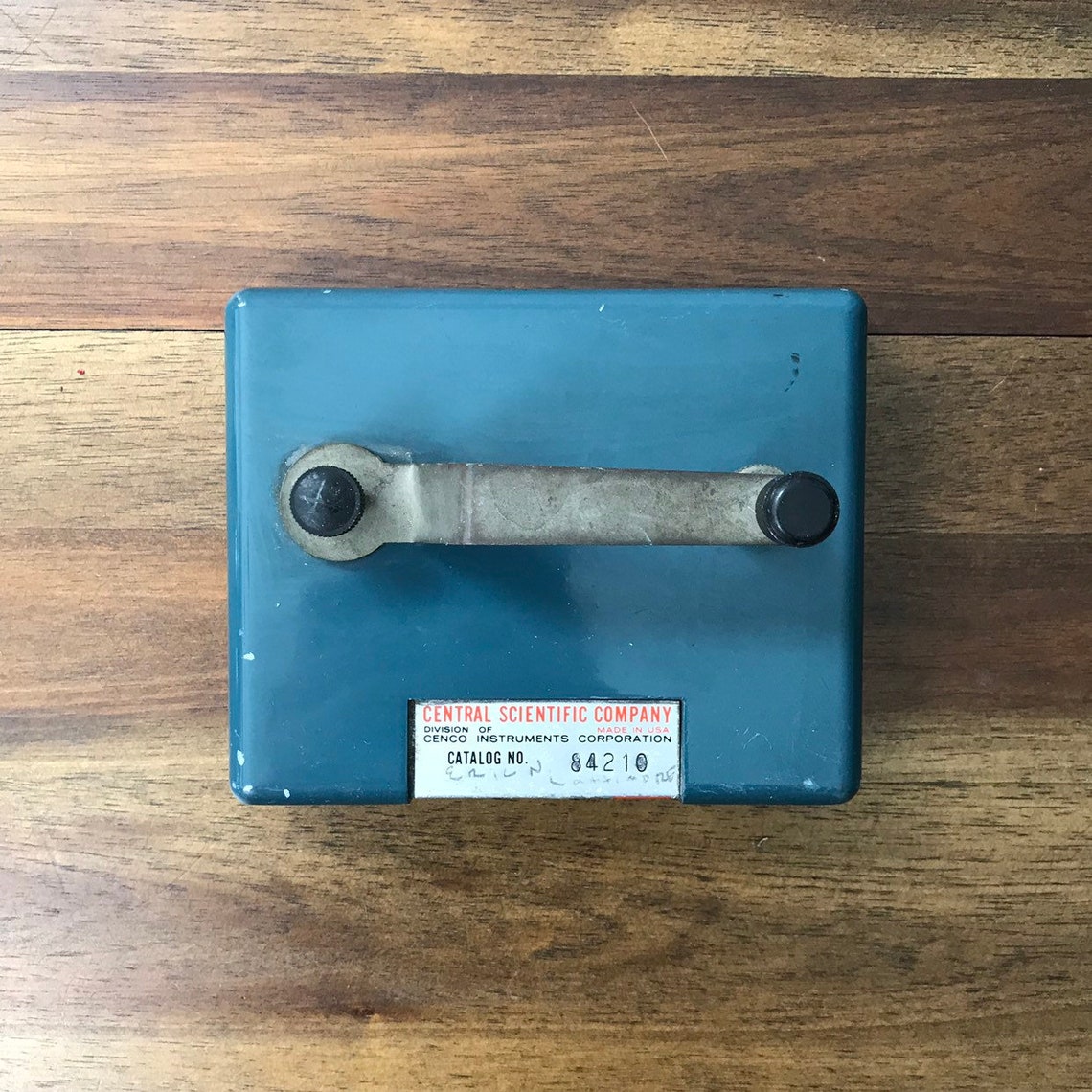 Vintage Cenco Central Scientific Company Electrical Single Contact Key ...