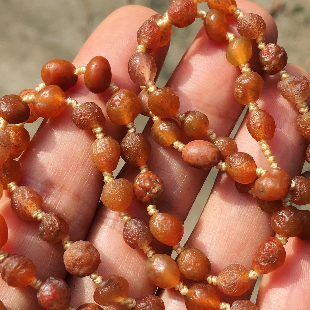 Mini Blood Vessel _ Brown Red Vein Agate _ Gobi Desert Rough Stone ...