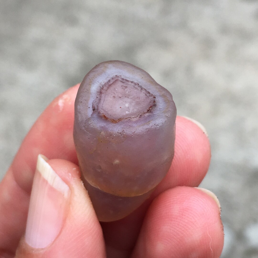 Purple Pink Strawberry Dots Cone _ Gobi Agate _ Gobi Candy Agate _ Gobi ...