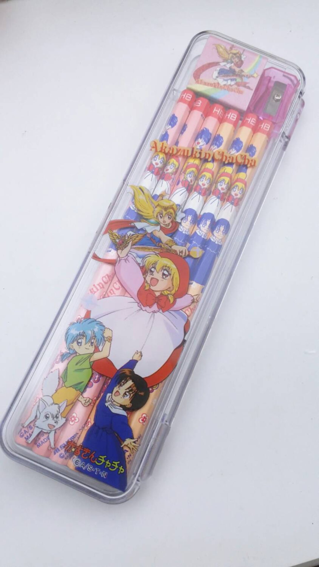 90s Rare Vintage Japan Cartoon Akazukin Cha Cha_stationery Set - Etsy