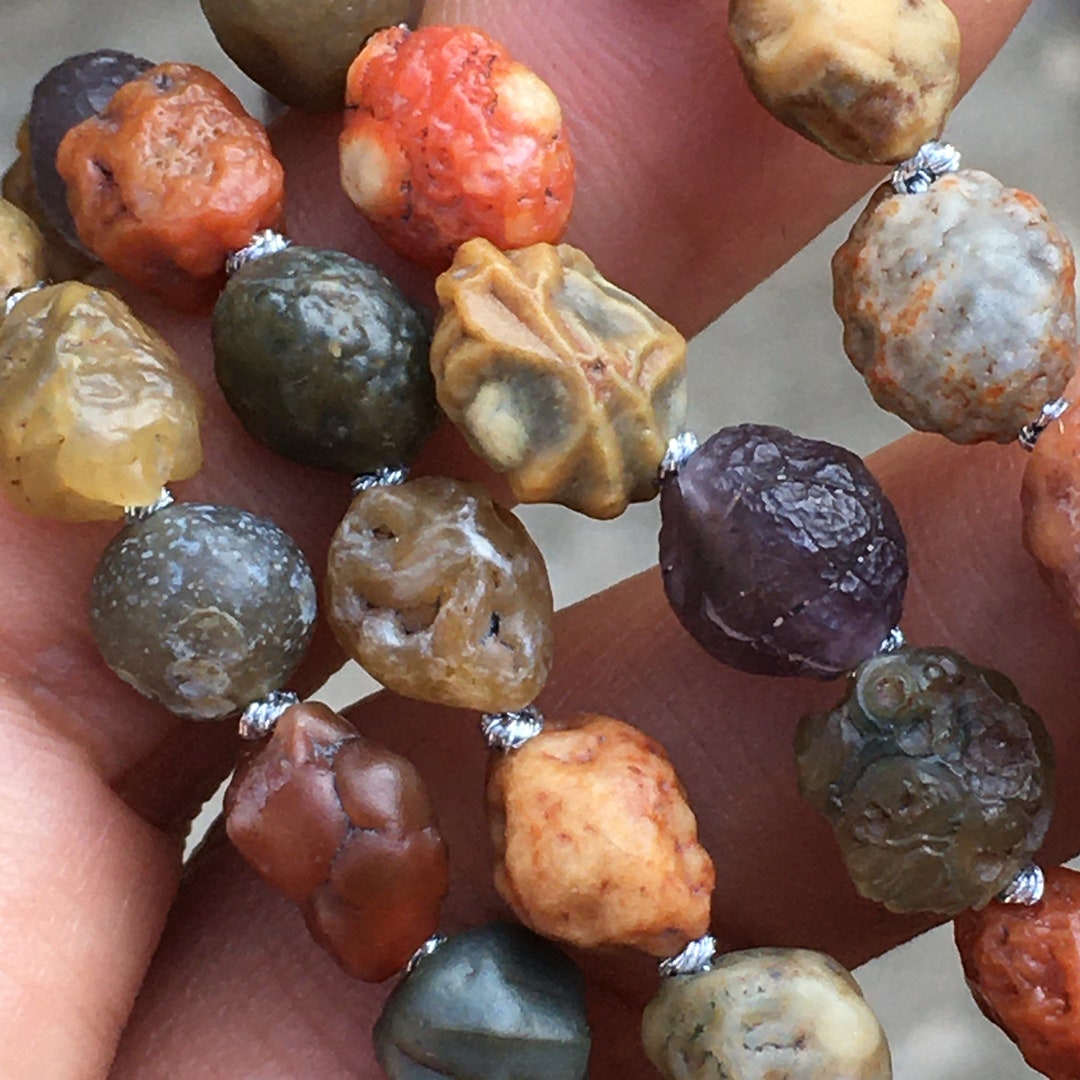 Mixed Colour Vein Tendon Gobi Agate _ Sand Top Gobi Agate _ Gobi Desert ...