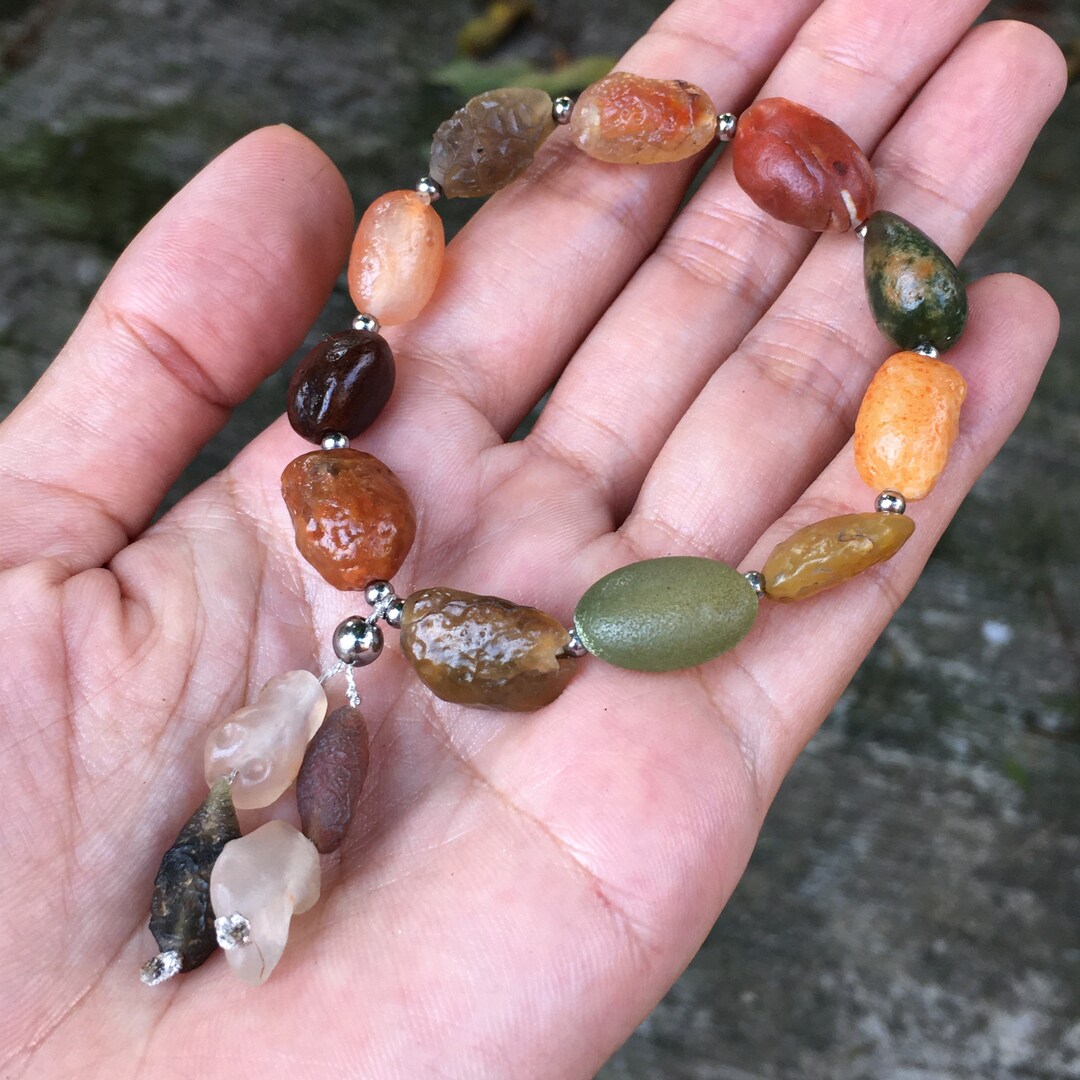 Colorful Candy Tendon Mixed _ Gobi Agate Bracelet for Beginners - Etsy