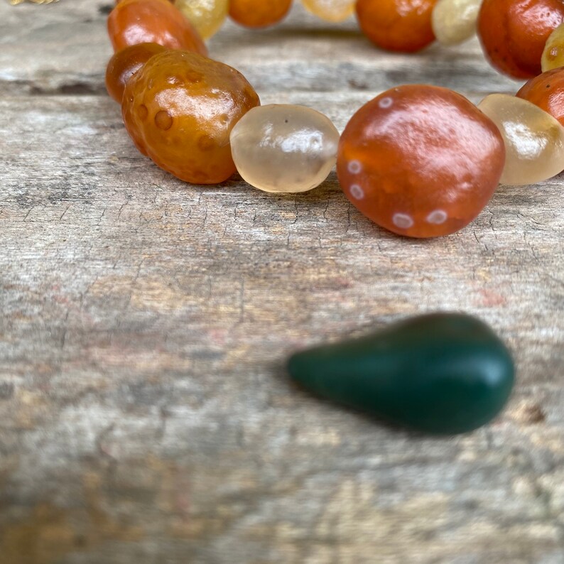 Lemon and Orange Candy Dot Pattern Bracelet for Beginners - Etsy