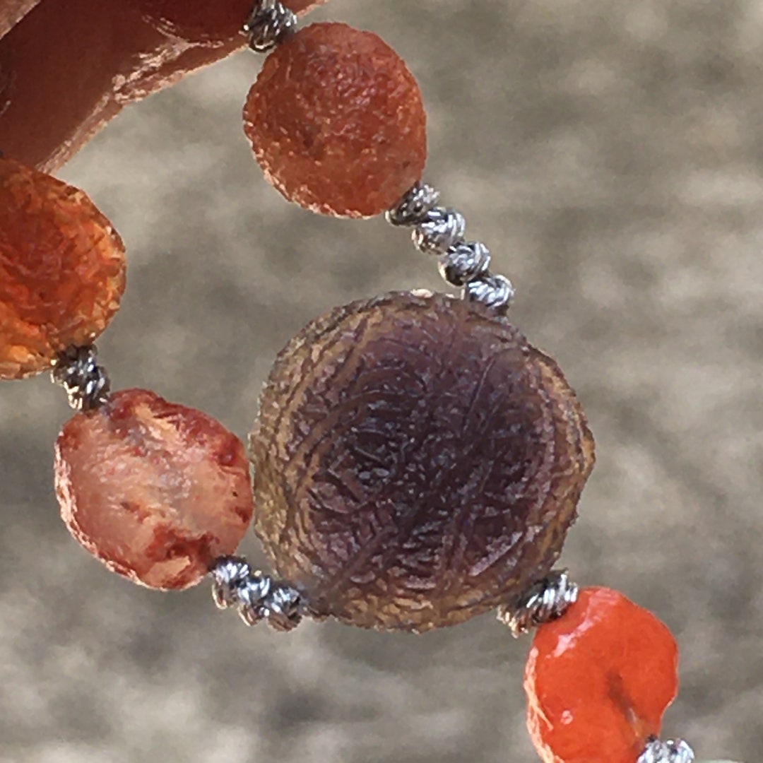Mini Beads Purple Red Candy Vein Mixed _ Gobi Desert Rough Agate ...