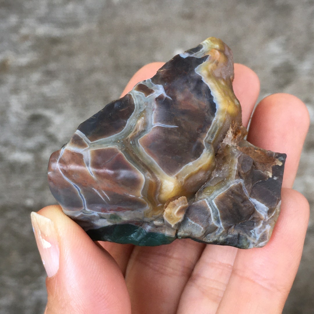 Mud Red Purple Mudstone Flower _ Gobi Agate _ Gobi Stone K - Etsy