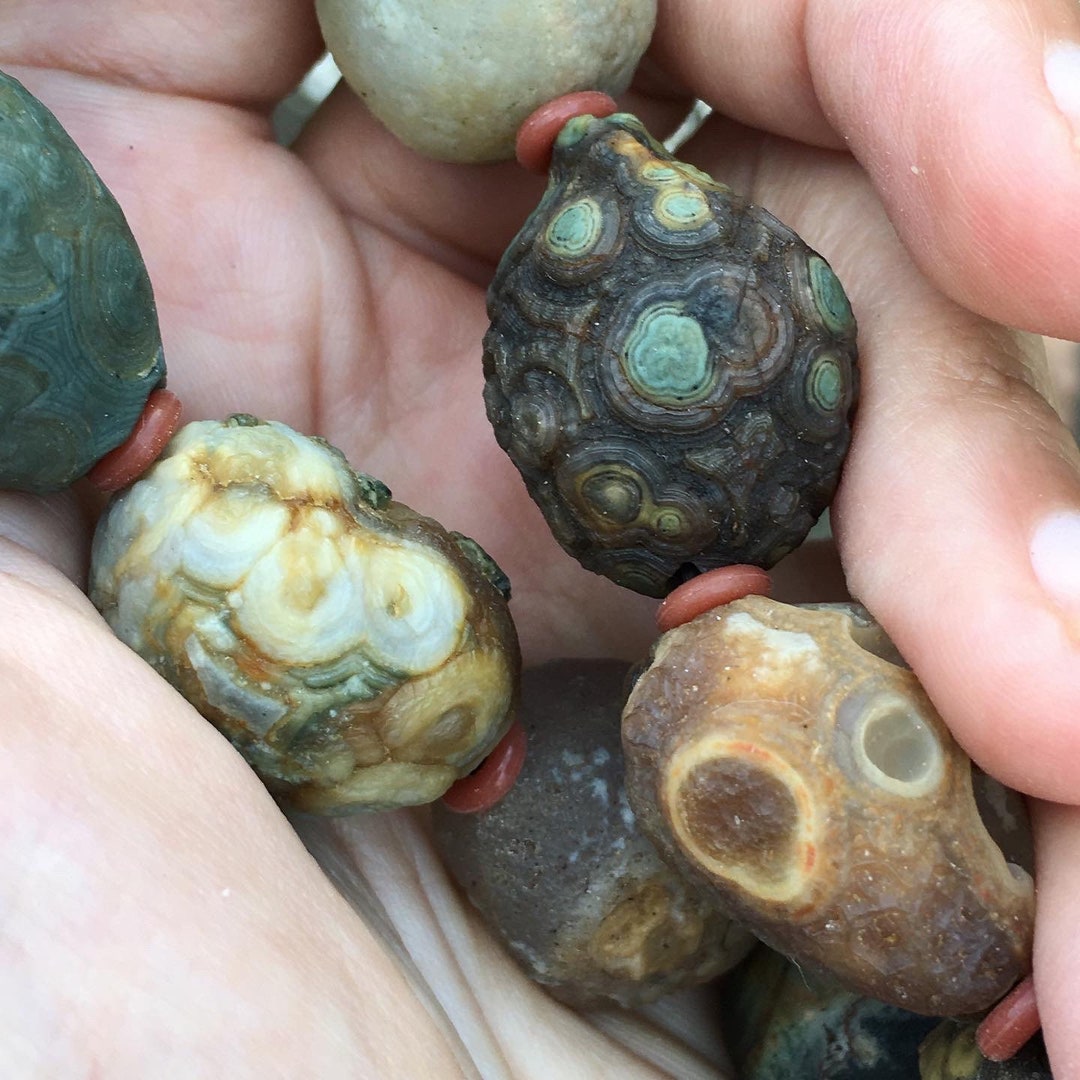 2cm Large Size Mixed Color Eye Agate _ Gobi Eyes Agate _ Gobi Agate ...