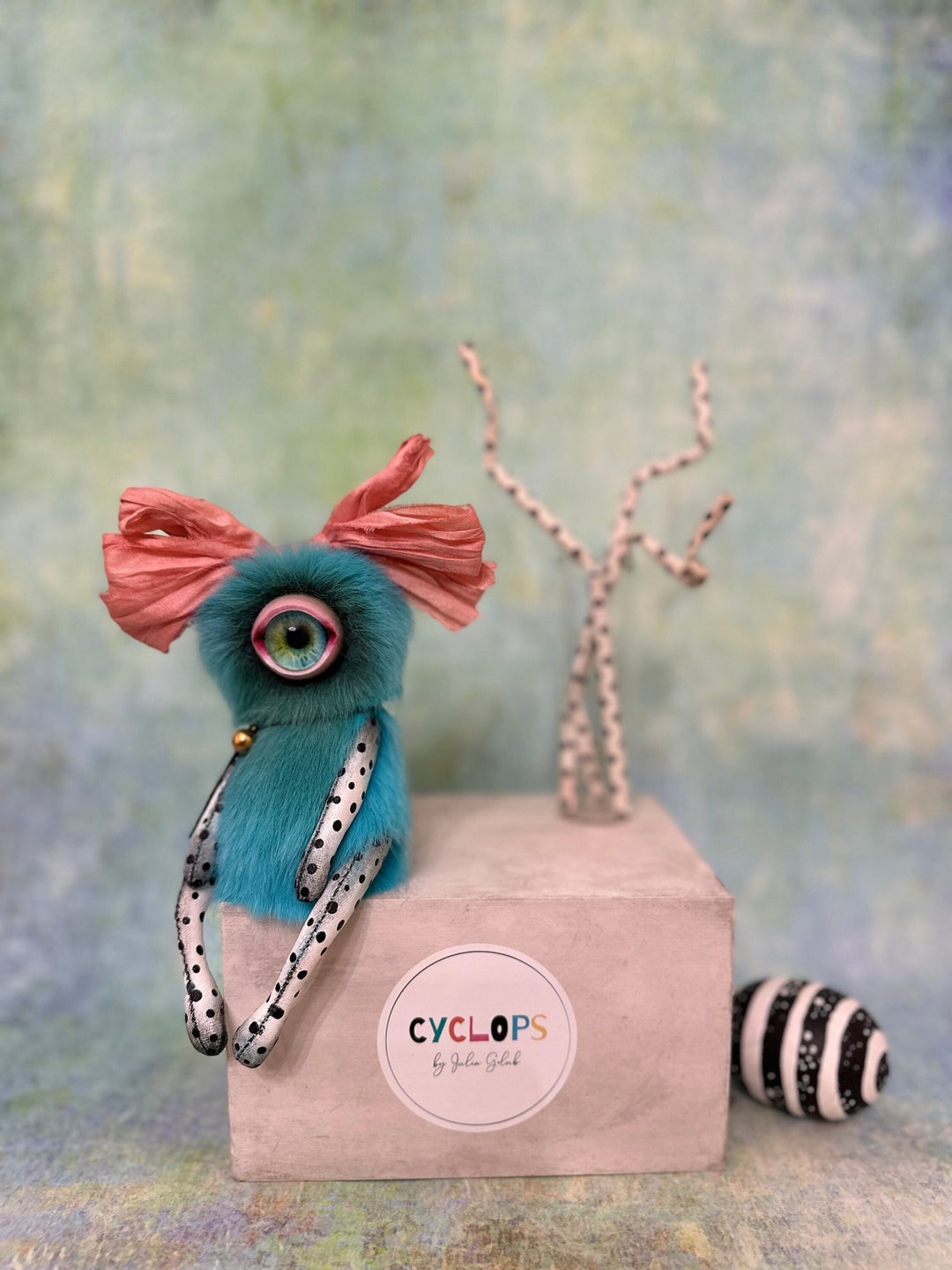 Turquoise Blue Mini Cyclops_made TO ORDER in March - Etsy