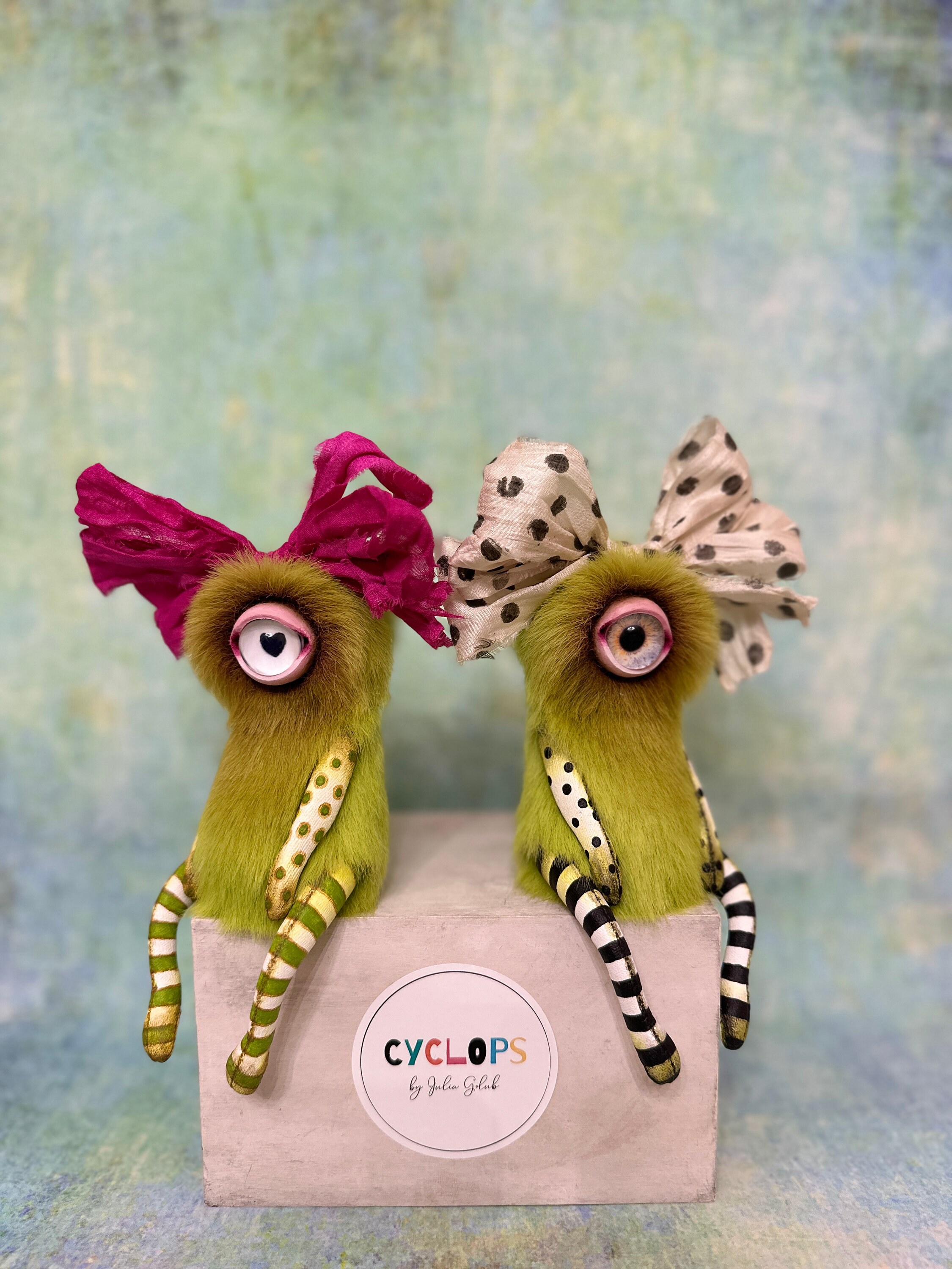 Green Mini Cyclops-girl_made-to-order! - Etsy