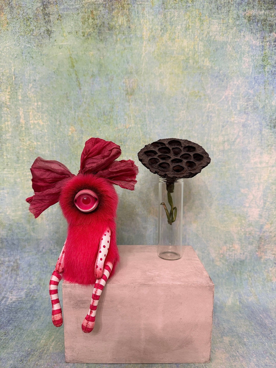 Pink Mini Cyclops-girl_made-to-order! - Etsy