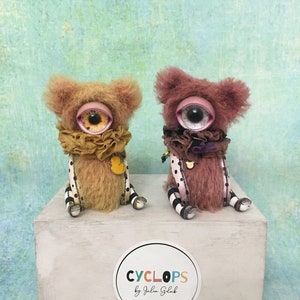 Yellow Cyclops-bear Small_made-to-order! - Etsy