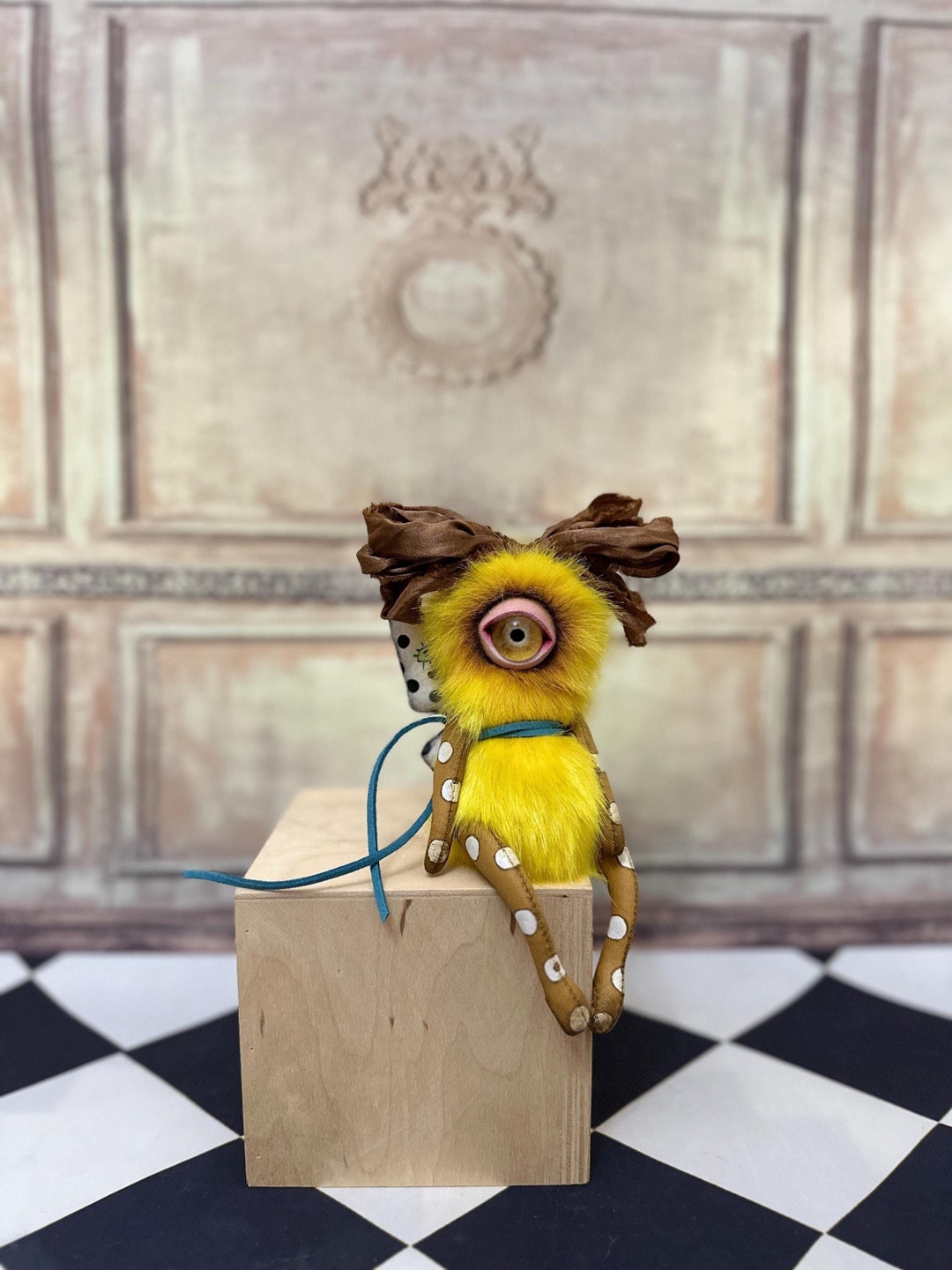 Yellow Mini Cyclops - Doll _ MADE-TO-ORDER! - Etsy