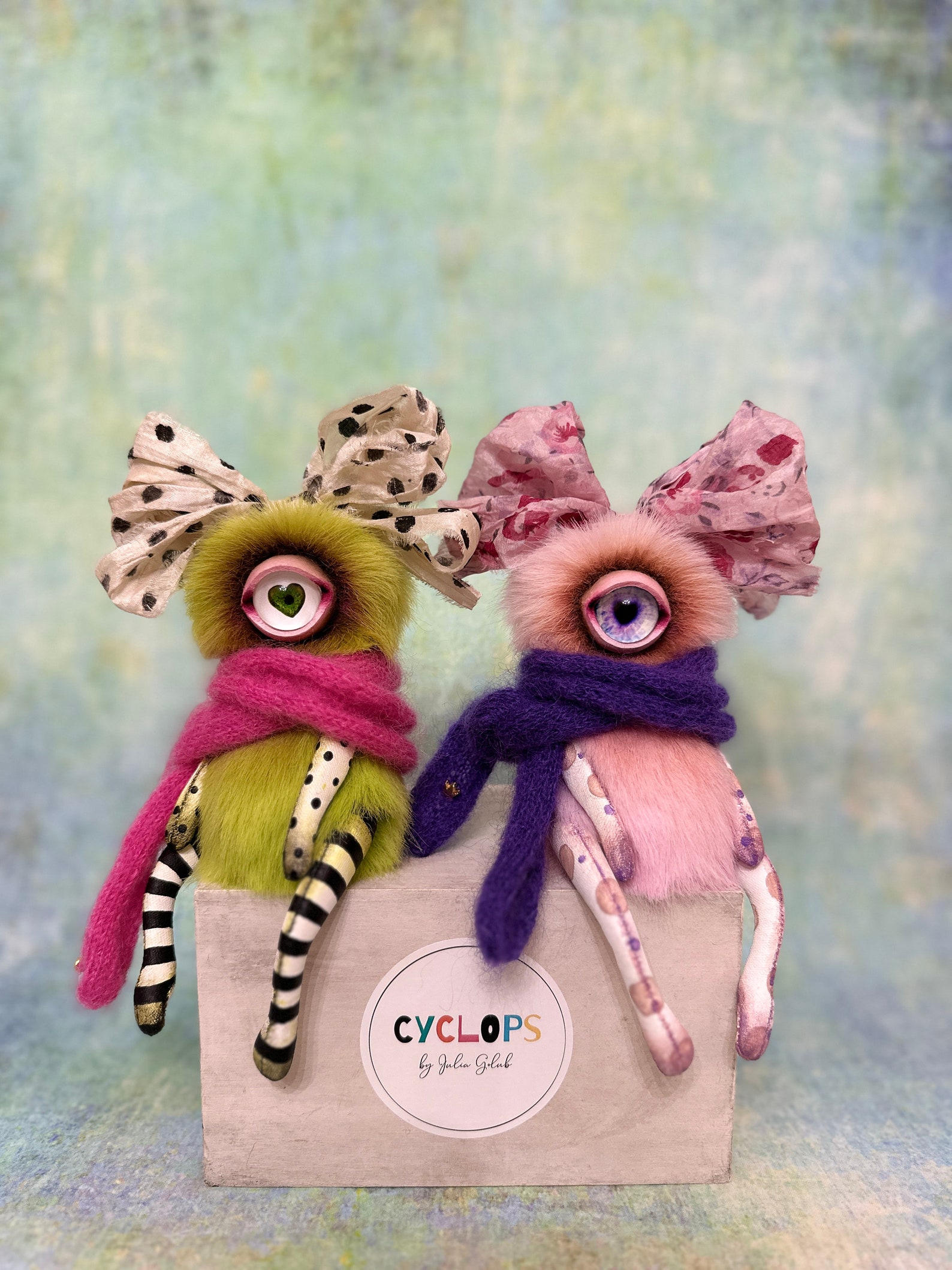 Pink Mini Cyclops With Heart Eye_made-to-order! - Etsy
