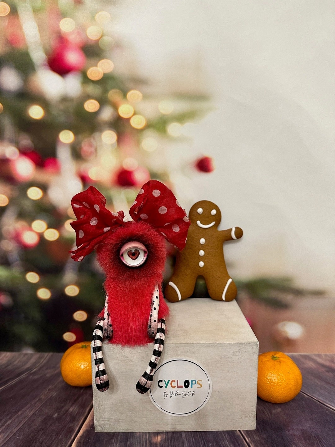 Pink Mini Cyclops-girl_made-to-order - Etsy