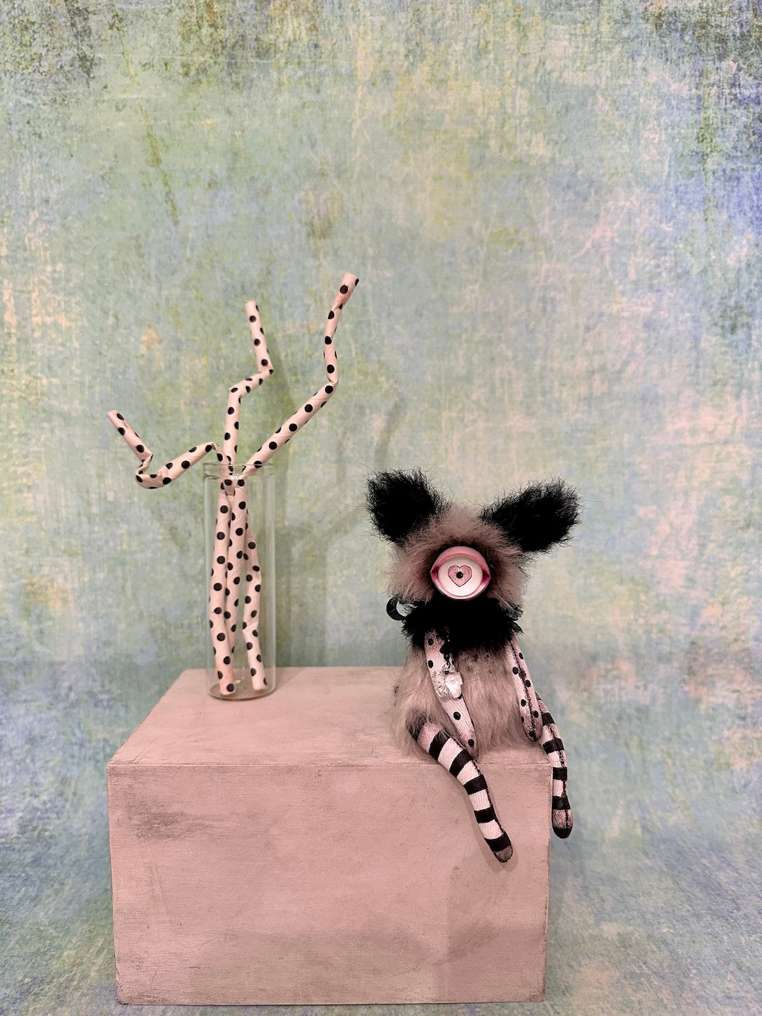 Black&white Cyclops-rabbit_made-to-order! - Etsy