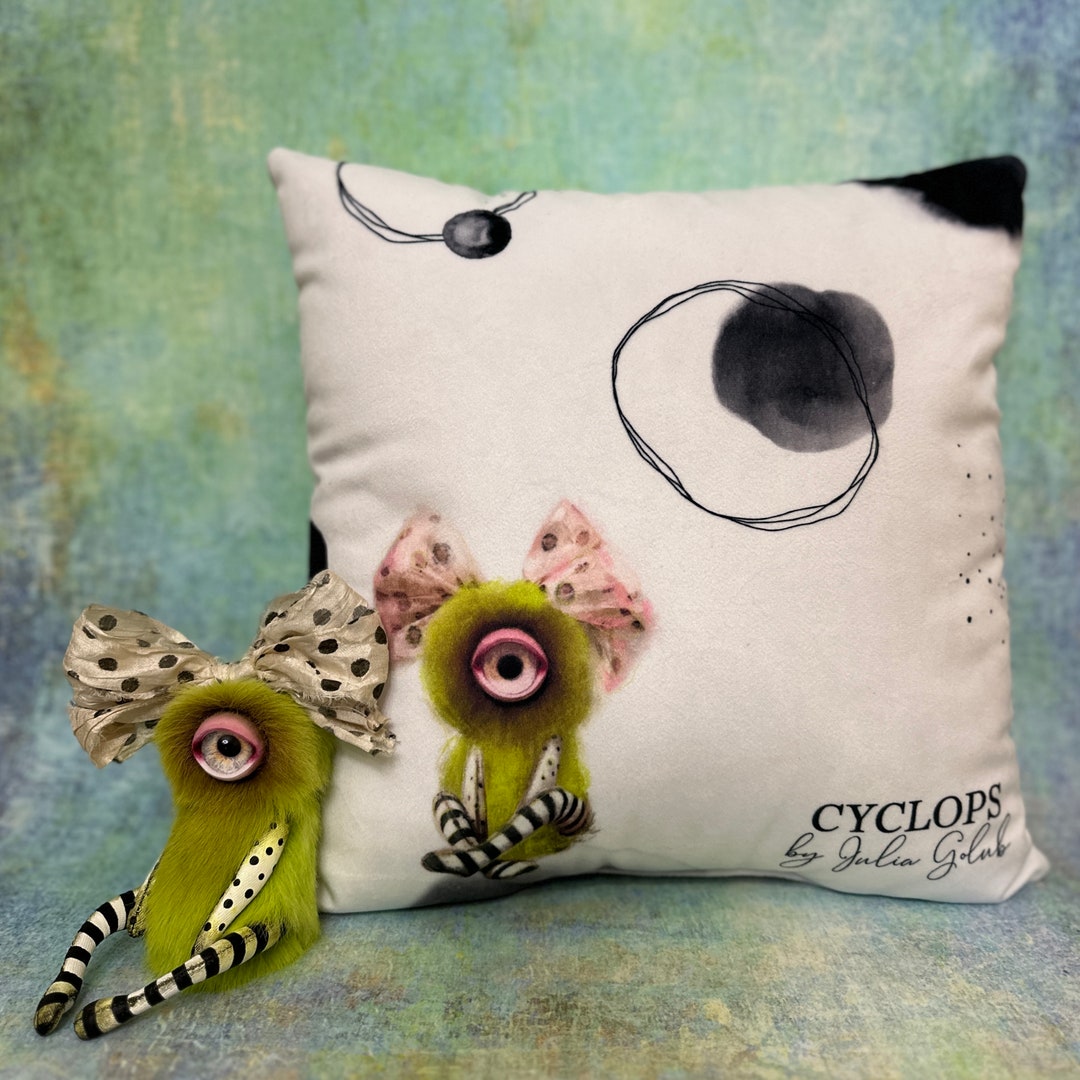 Cute Pillow in Cyclops Style - Etsy