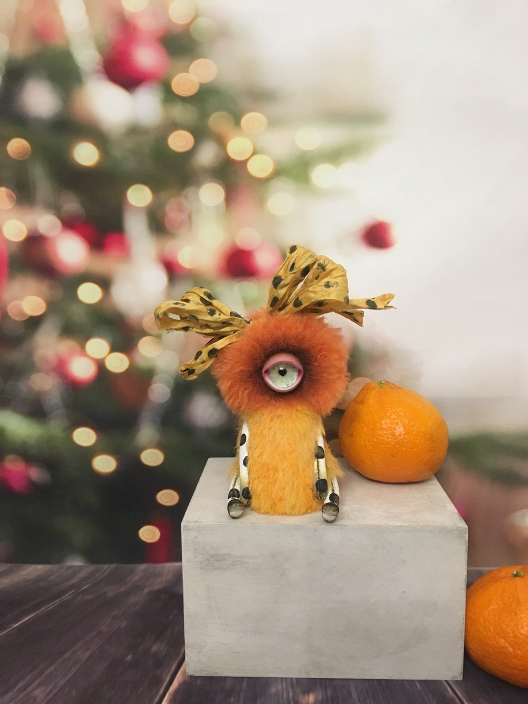 Orange Mini Cyclops_made TO ORDER in November! - Etsy