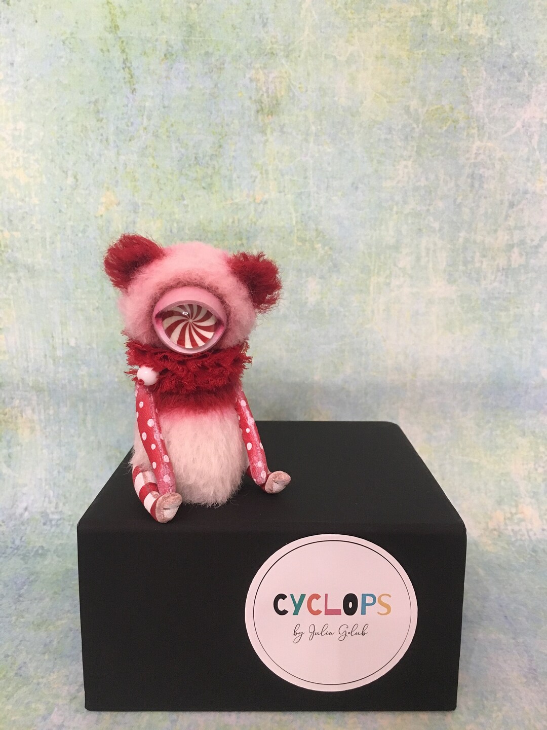 Red Cyclops-panda Mini-mini Size_made TO ORDER in November! - Etsy
