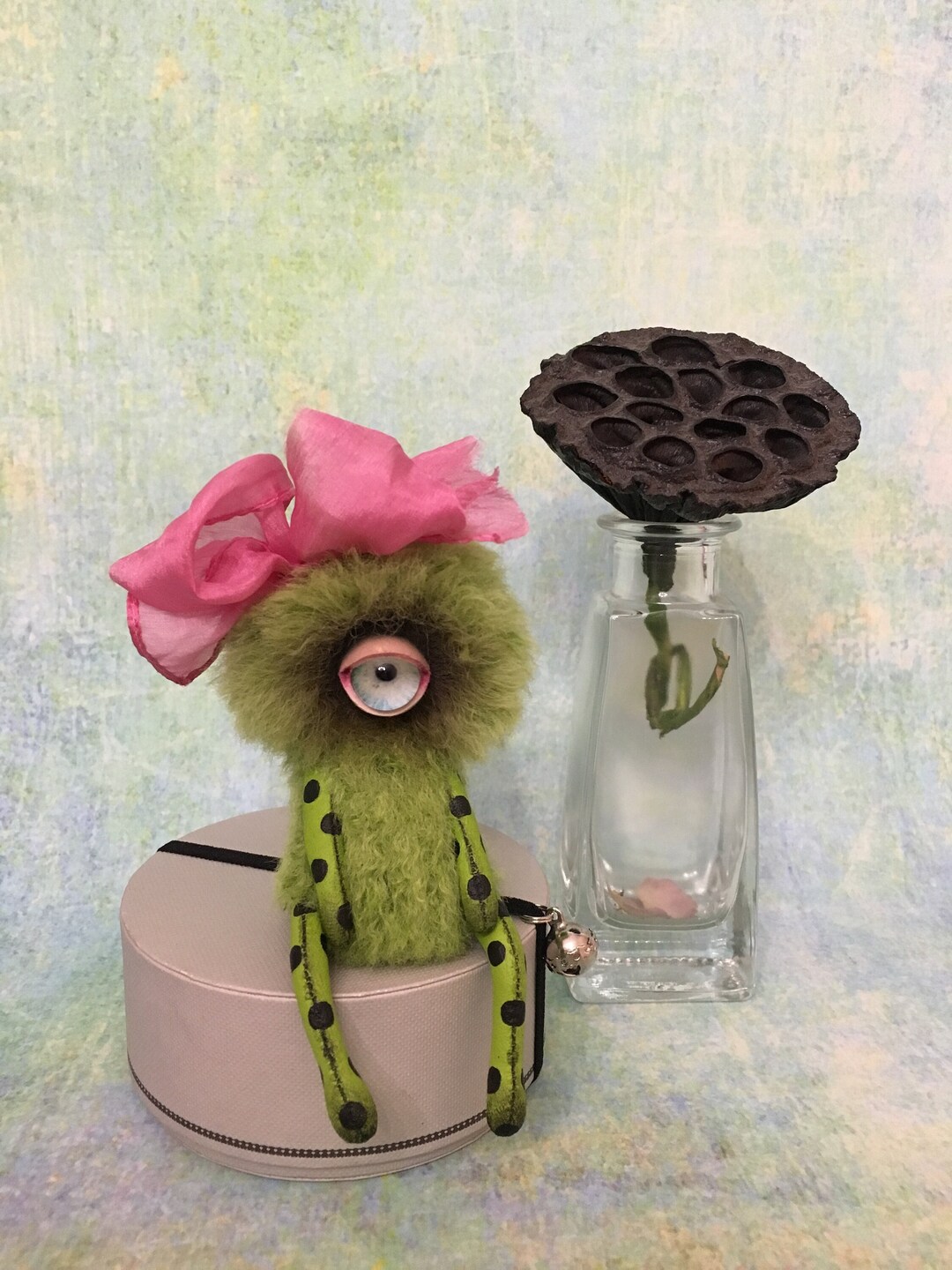 Green Bright Cyclops - Girl_made TO ORDER in April! - Etsy