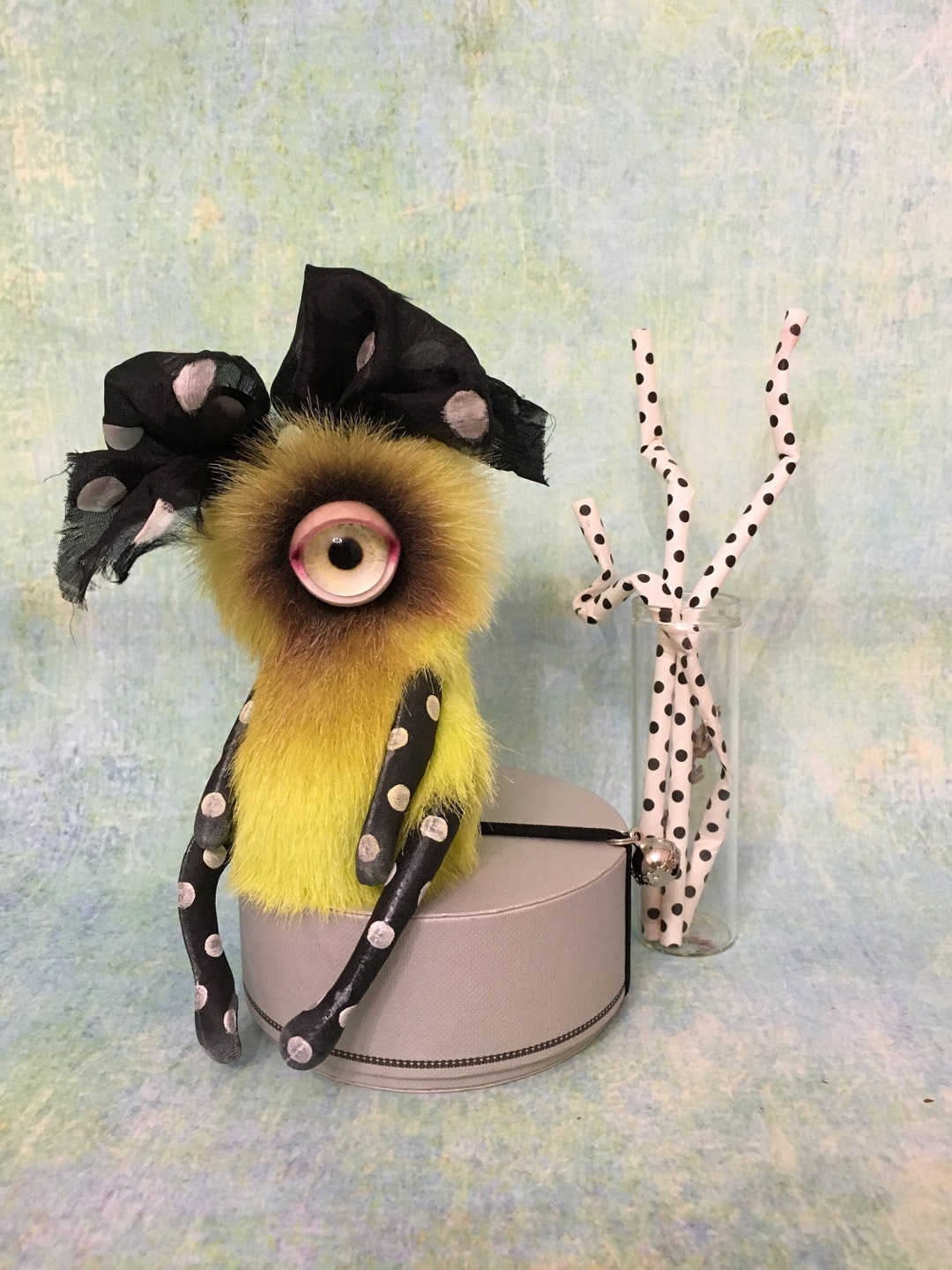 Yellow-green Mini Cyclops_made TO ORDER in July - Etsy