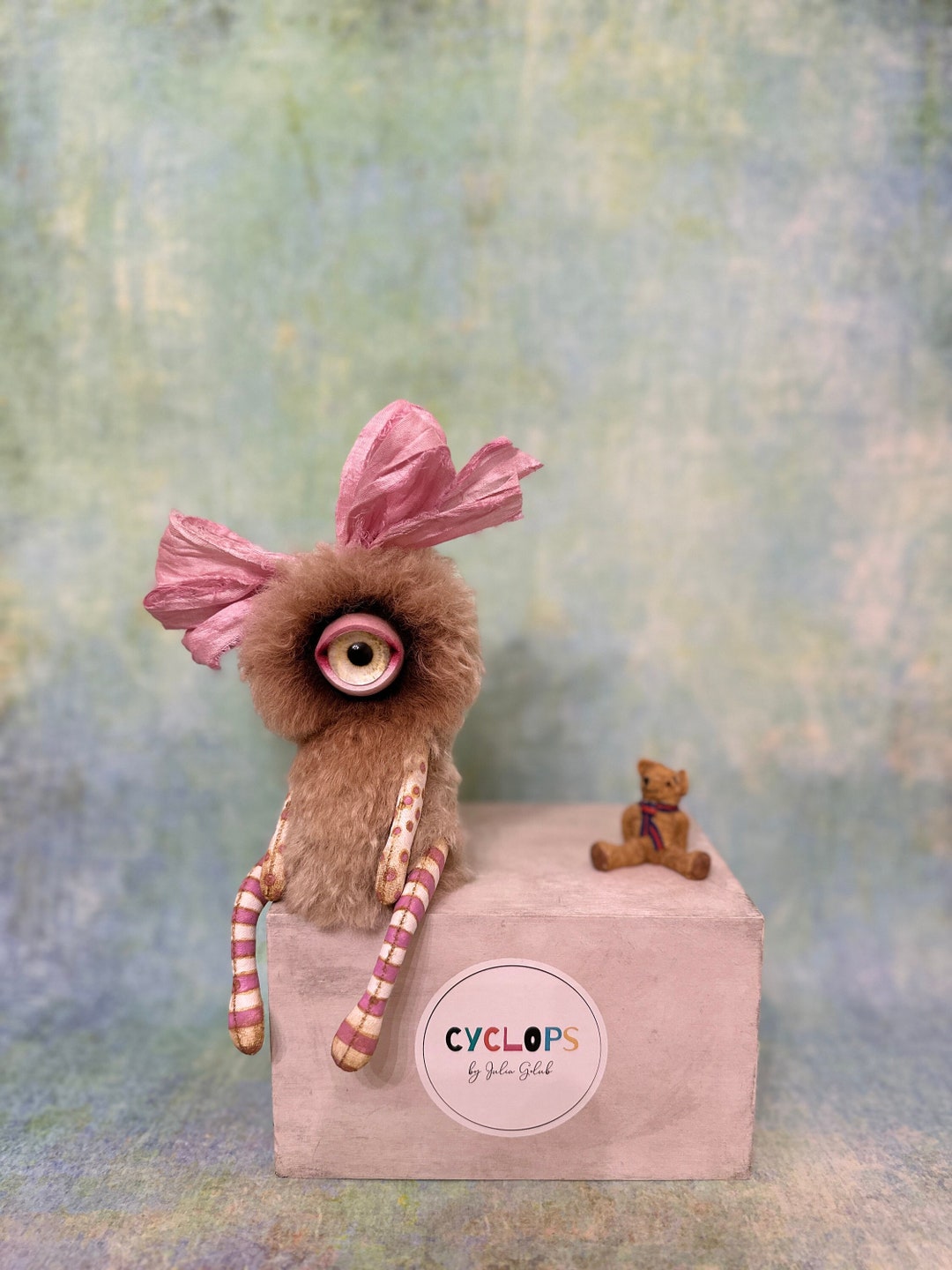 Cappuccino Mini Cyclops-girl_made TO ORDER in July - Etsy