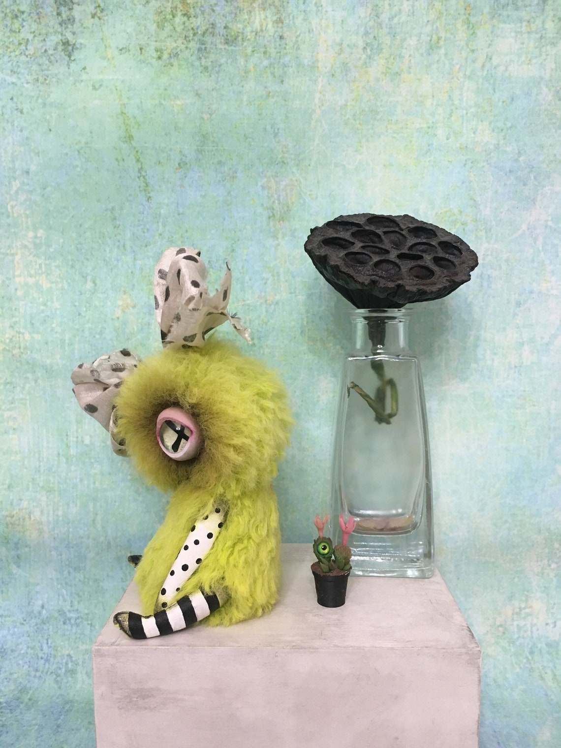 Green Mini Cyclops_made-to-order! - Etsy