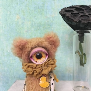Yellow Cyclops-bear Small_made-to-order! - Etsy