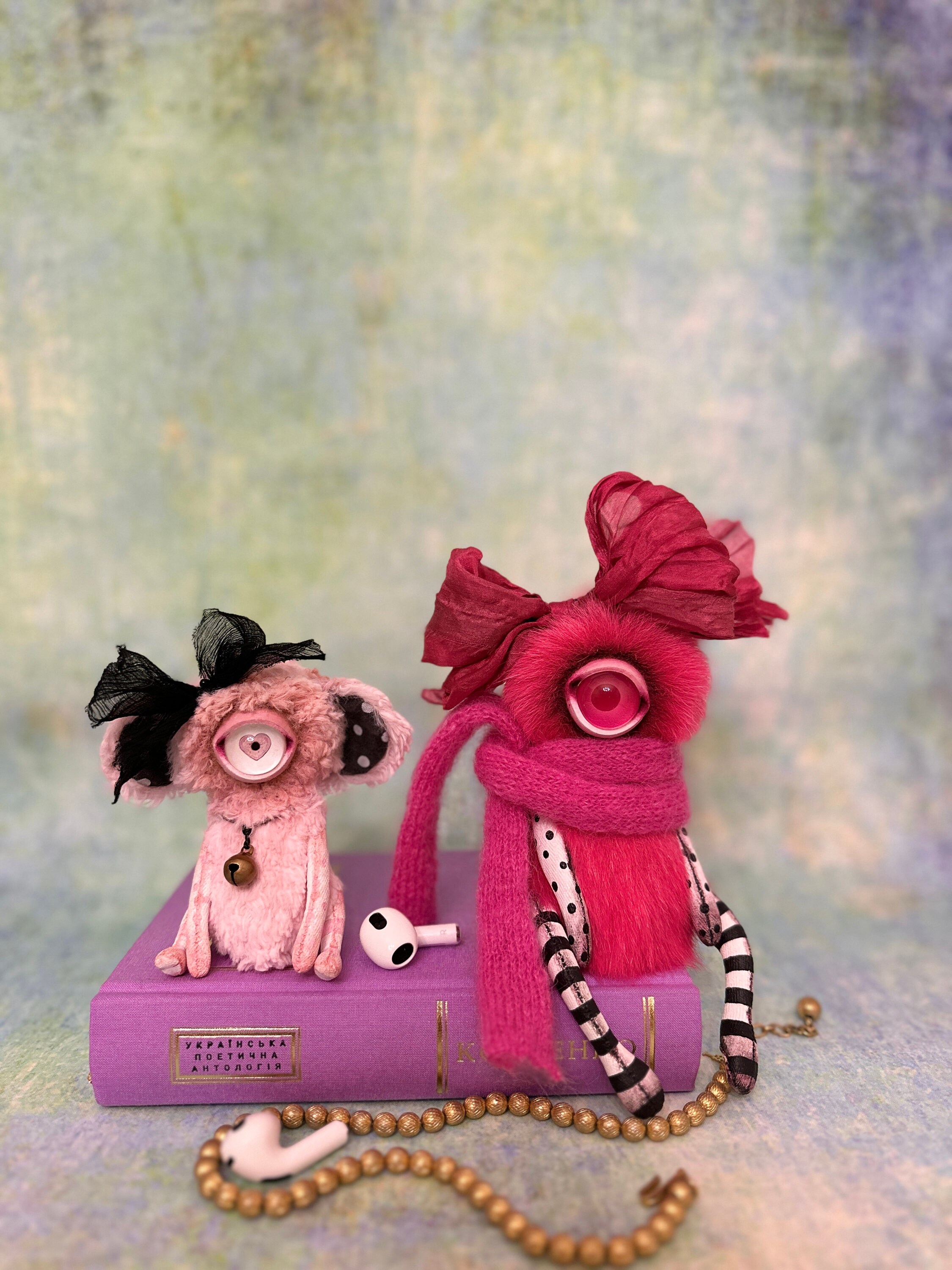 Pink Mini Cyclops-girl_made-to-order! - Etsy