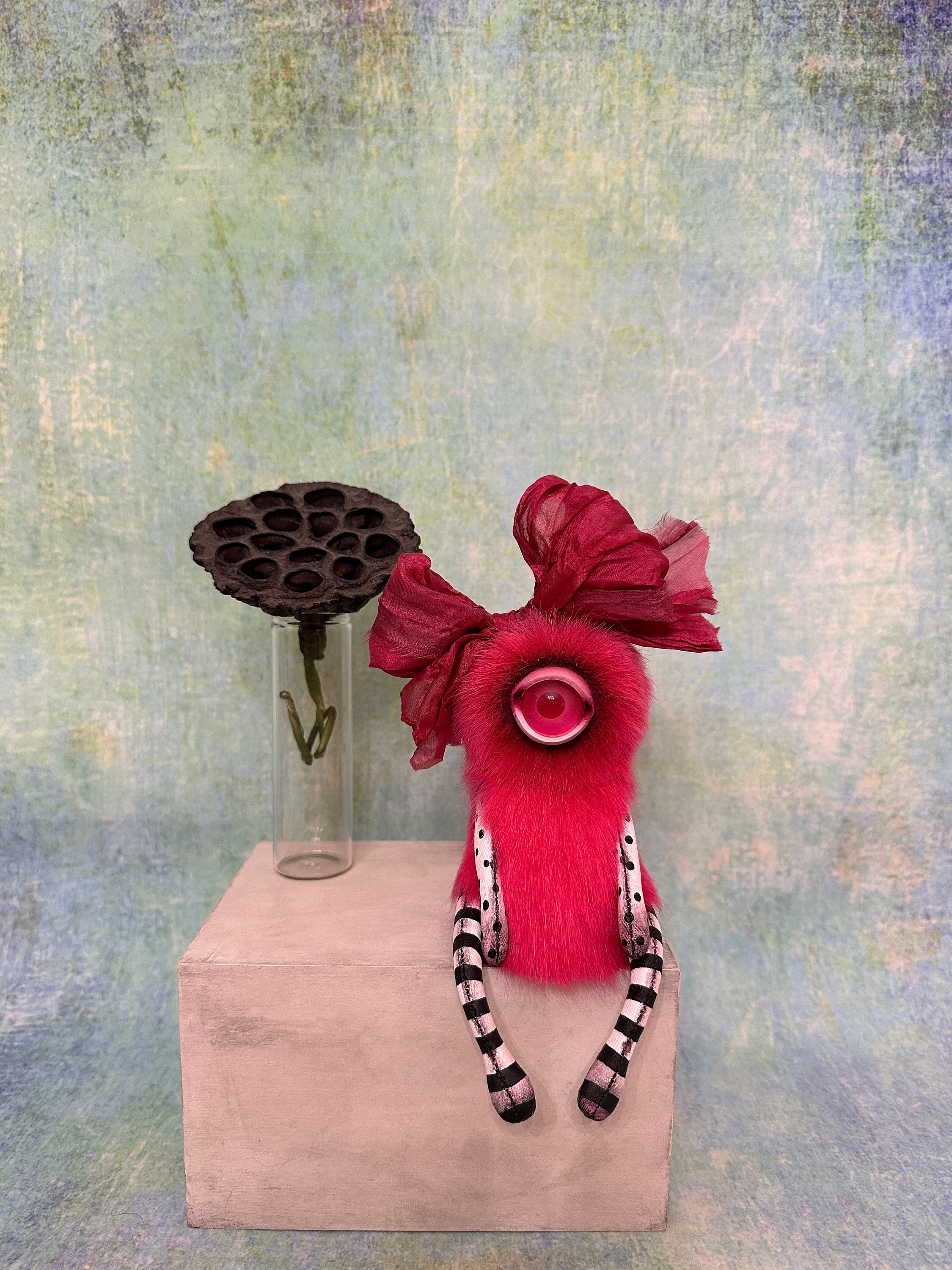 Pink Mini Cyclops-girl_made-to-order! - Etsy