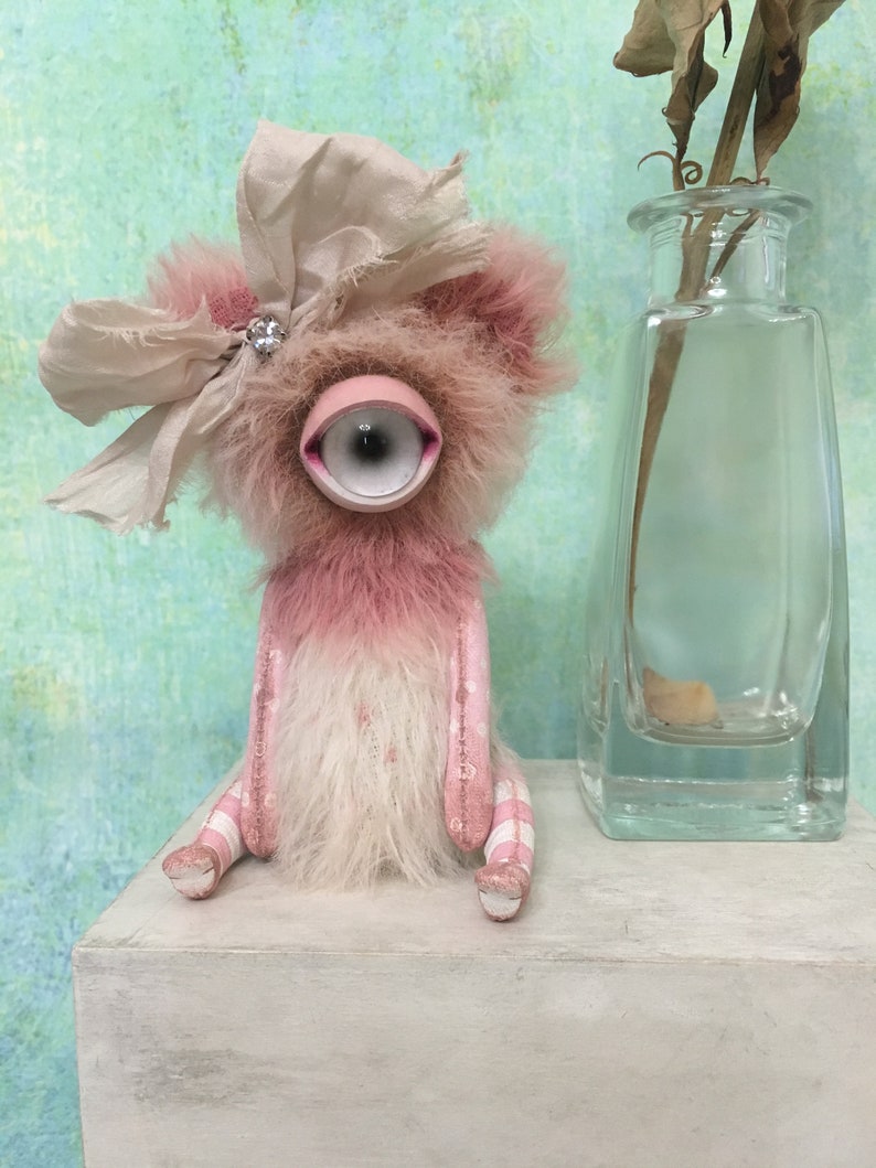 Pink Panda - Cyclops_made-to-order! - Etsy