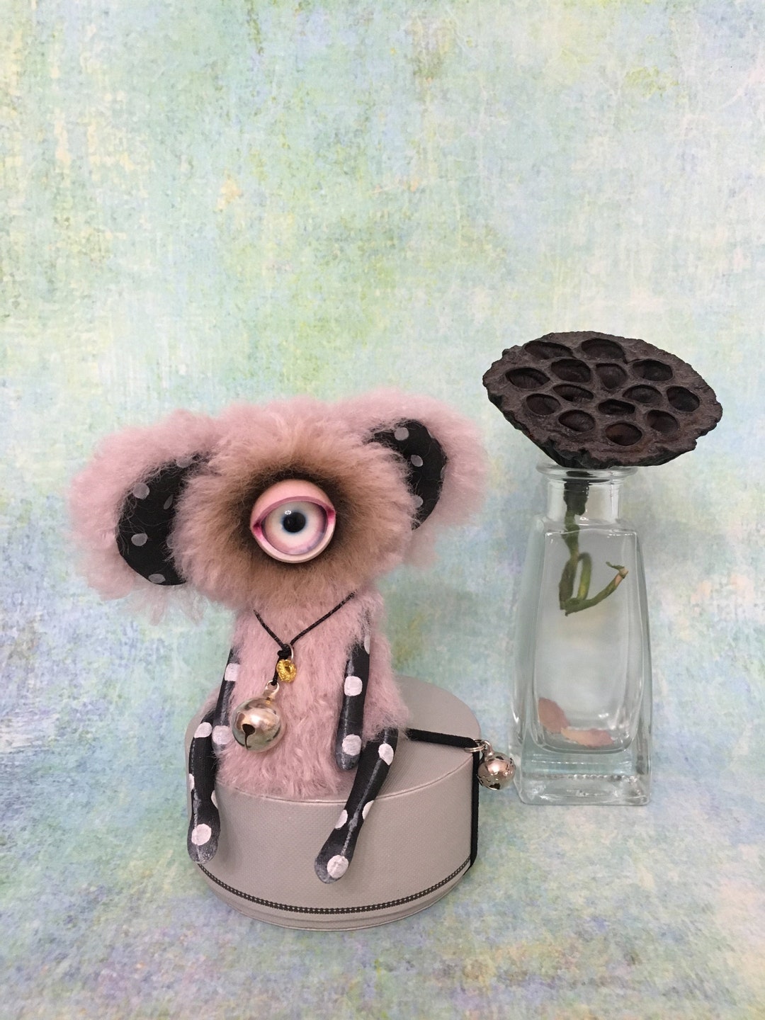 Pink Cheburashka-cyclops Mini_made-to-order! - Etsy