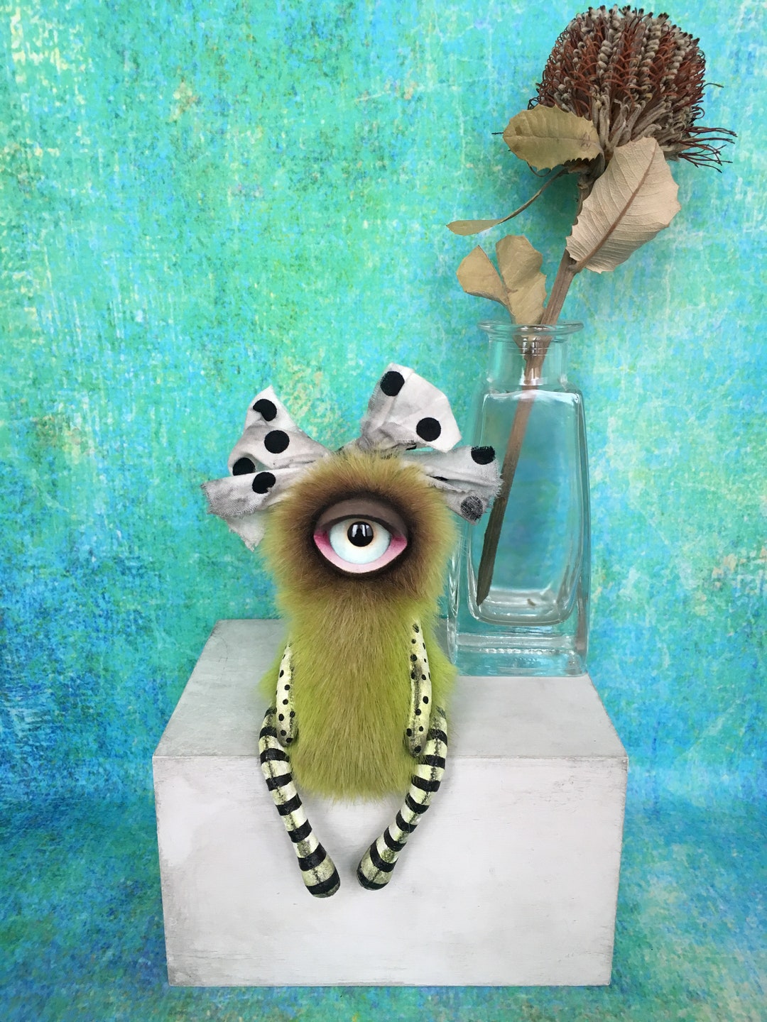 Green Mini Cyclops_made TO ORDER in February - Etsy Denmark