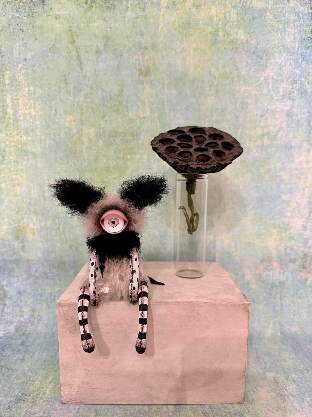 Black&white Cyclops-rabbit_made TO ORDER in November! - Etsy