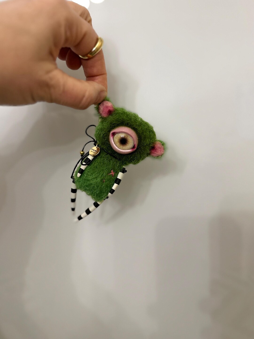 Green Teddy Bear - Cyclops; Toy for Blythe _ MADE-TO-ORDER! - Etsy