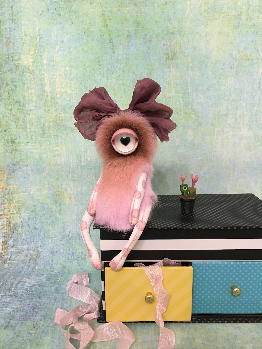 Pink Mini Cyclops_made-to-order! - Etsy