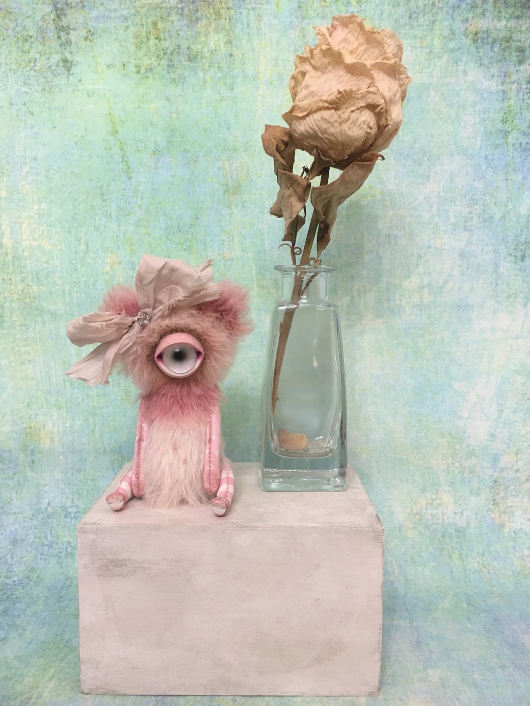 Pink Panda - Cyclops_made-to-order! - Etsy